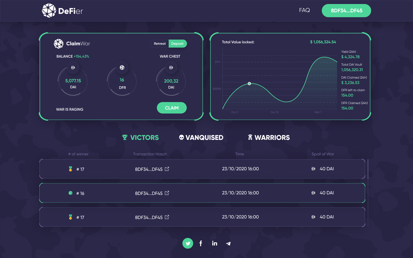 Crypto Website UI/UX Design - Hipfolio