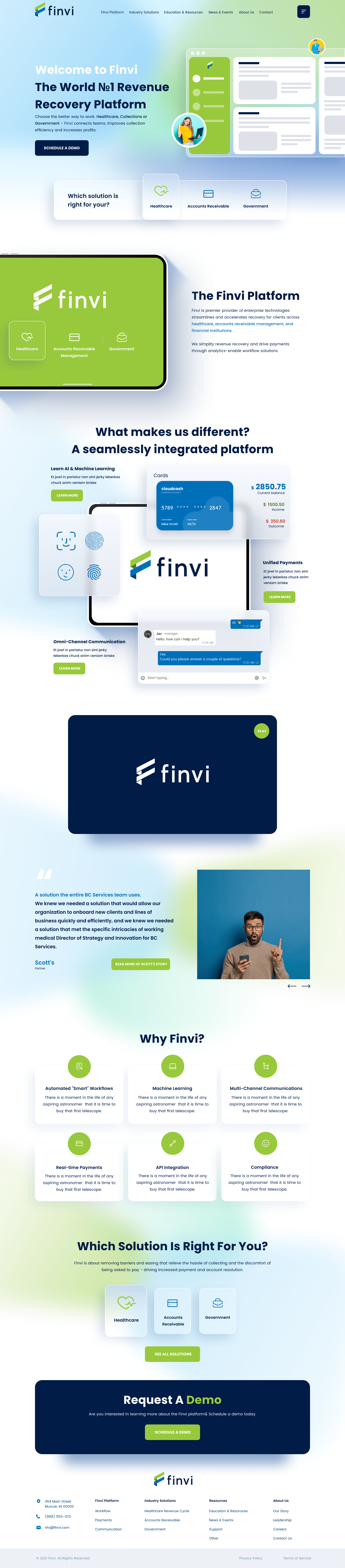 Website UI/UX Design - Hipfolio