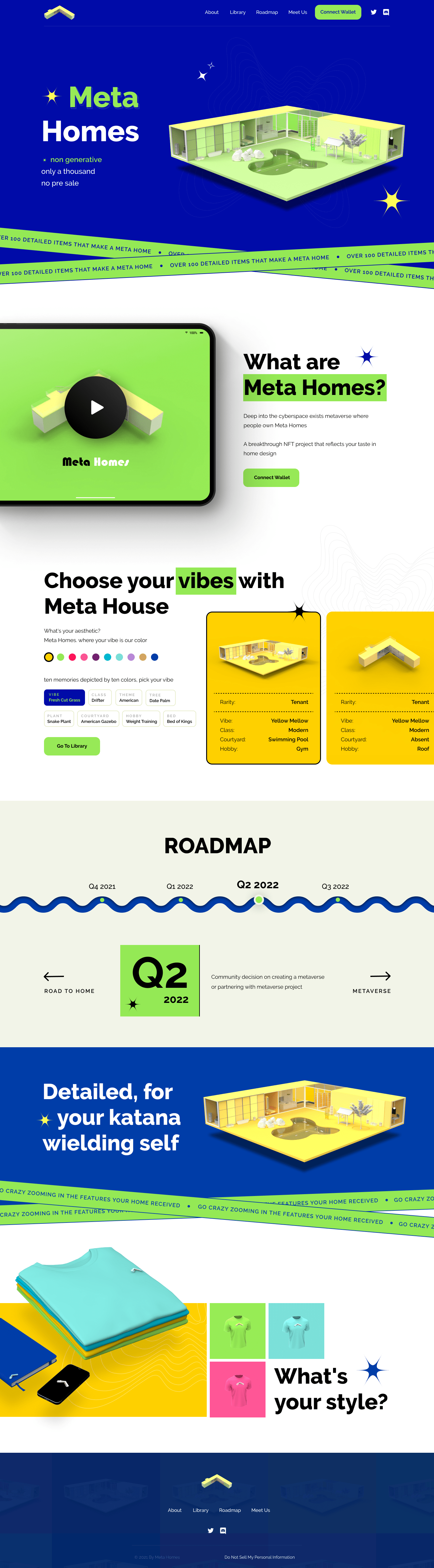 NFT Website UI/UX Design - Hipfolio