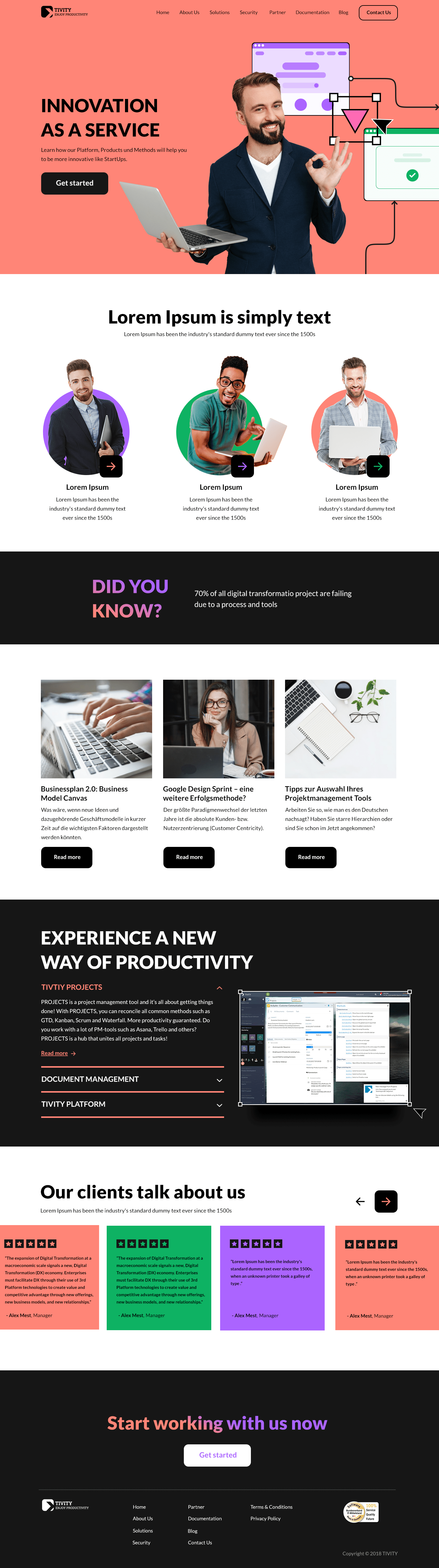 Personal Website UI/UX Design - Hipfolio
